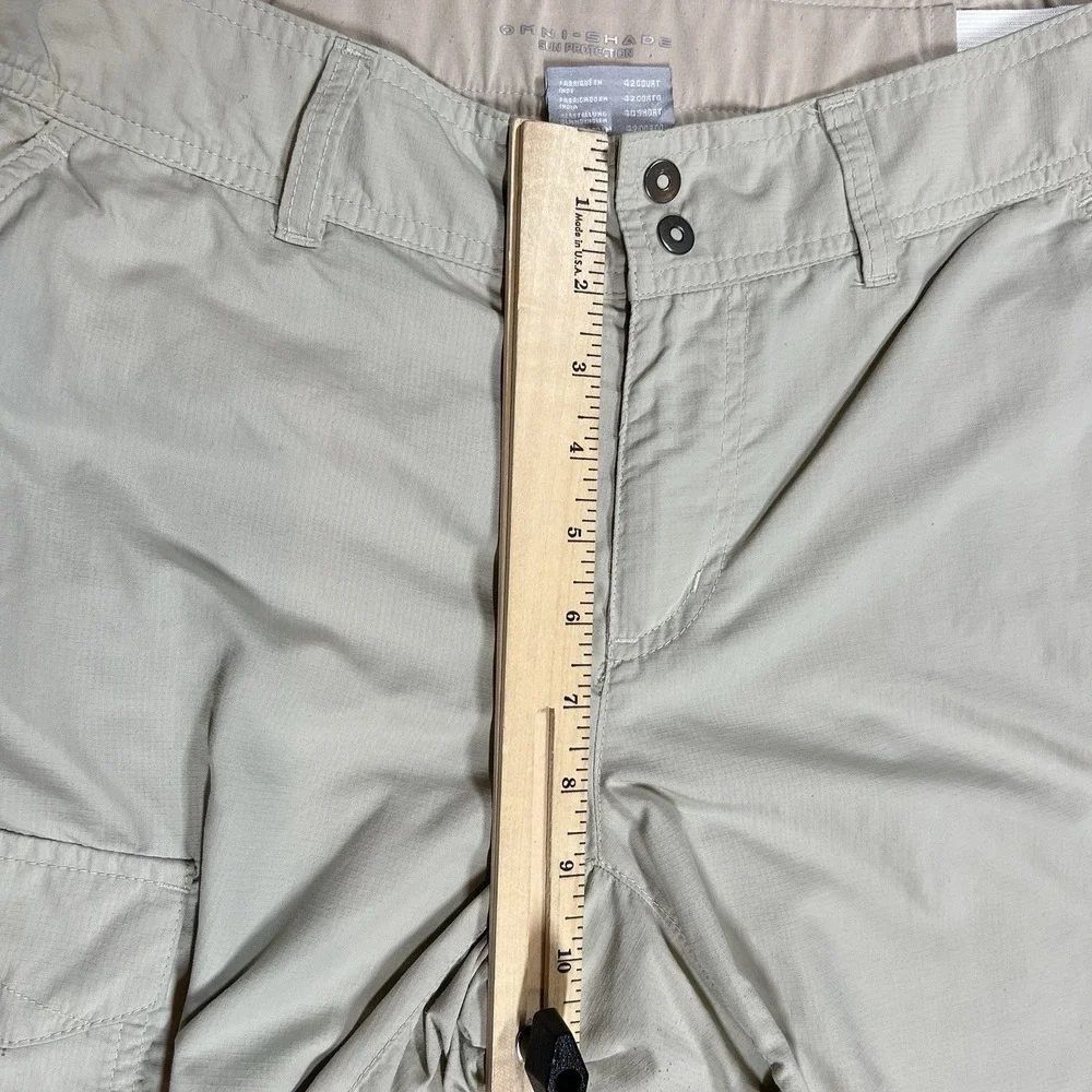 Columbia | Shorts | Columbia Pants Womens Short Tan Pfg Cargo ...